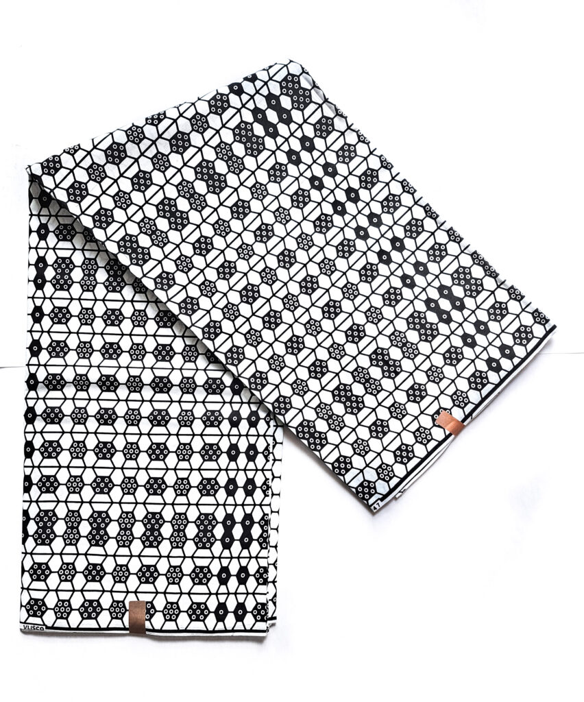 Hexagon Mono African Print Fabric - Ankara | African Print Fabric and ...